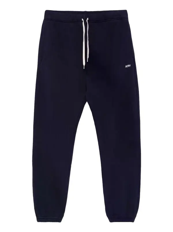 AUTRY Logo-embroidered Track Trousers - Blue