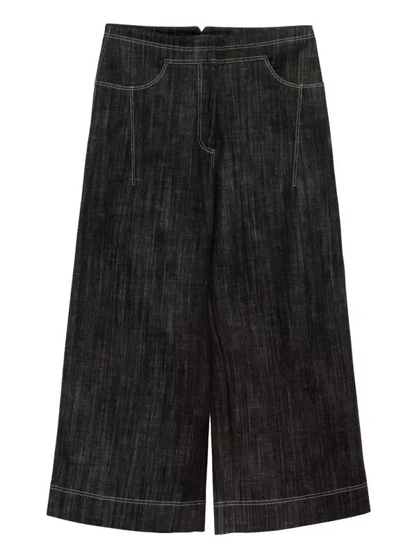 Shiatzy Chen Straight Trousers - Blue