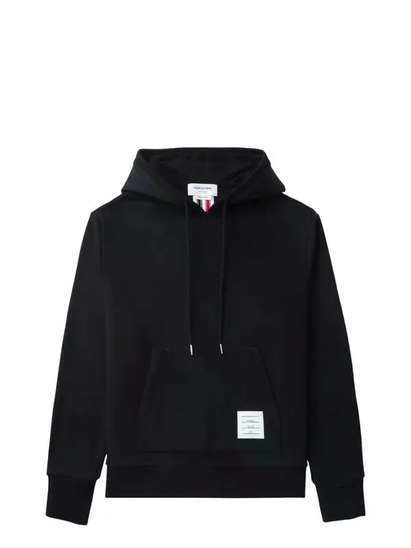 Thom Browne Rwb Stripe Loopback Hoodie - Blue