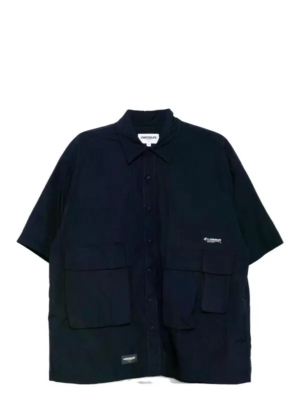 CHOCOOLATE Logo-print Shirt - Blue