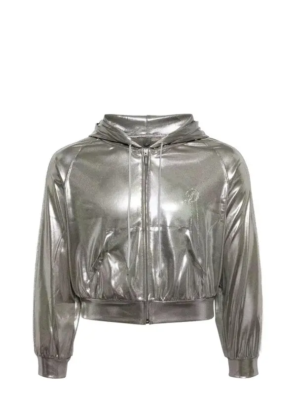 DOUBLET Foiled Hoodie - Silver