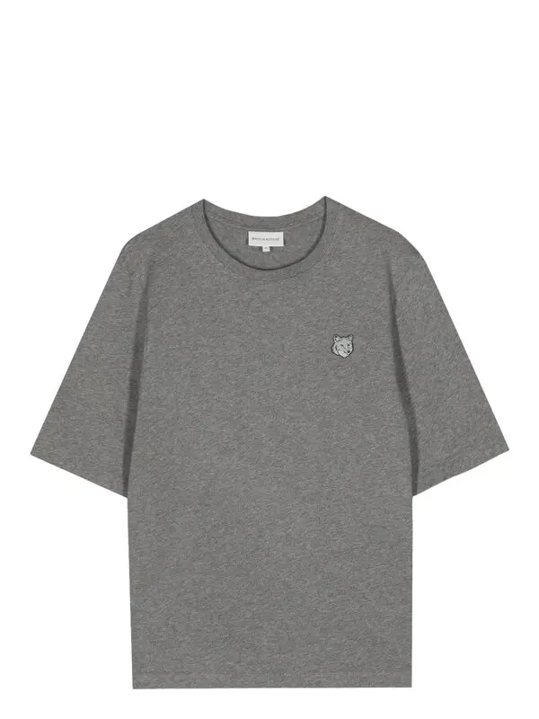 Maison Kitsuné Fox Head Cotton T-shirt - Grey