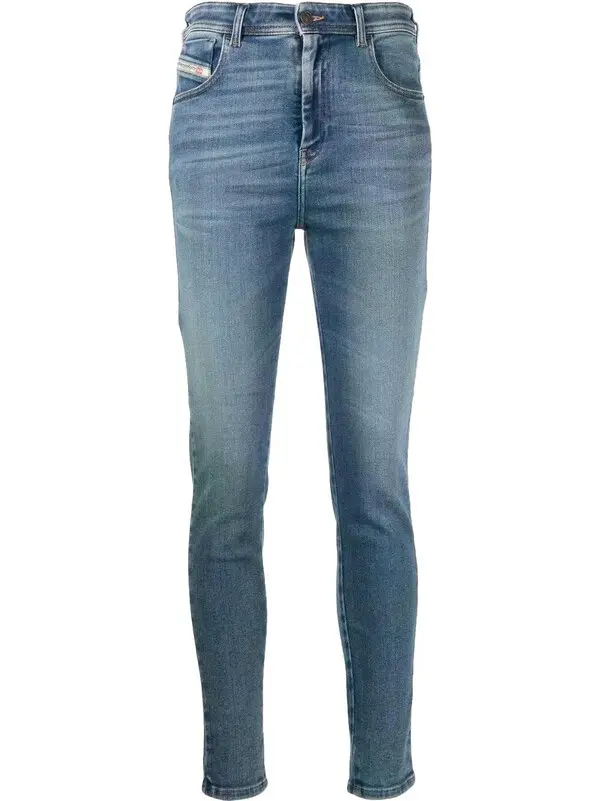 DIESEL® 1984 Slandy-high 09d62 Skinny Jeans - Blue