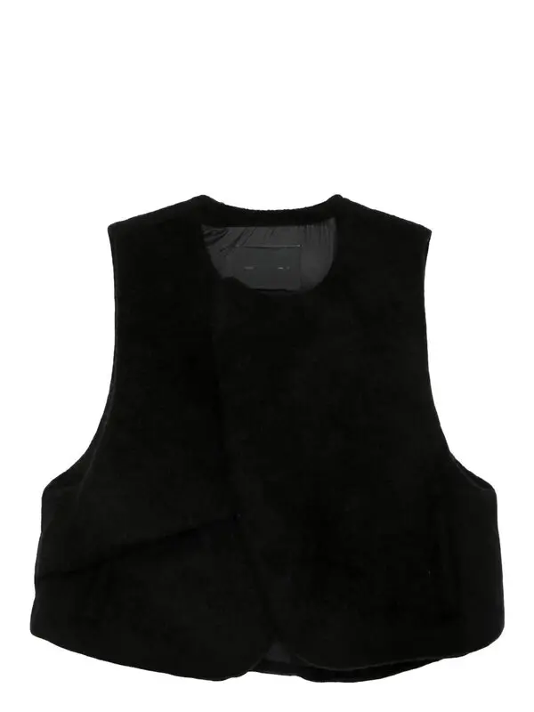 HELIOT EMIL Felted Gilet - Black
