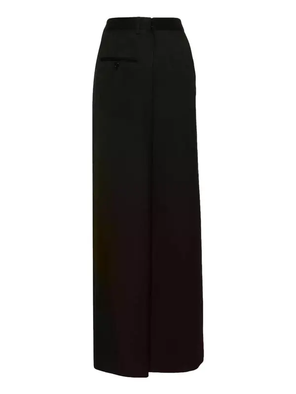MAISON MARGIELA Textured Maxi Skirt - Black