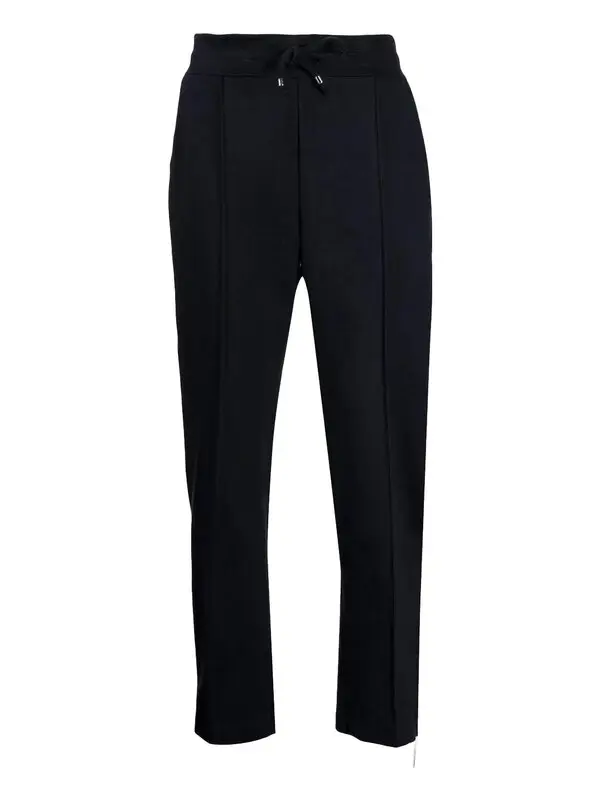 MADISON MAISON Laminated-band Cotton Trousers - Blue