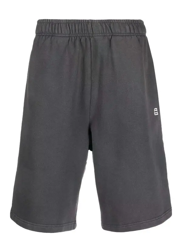 AMBUSH Logo-print Elasticated Track Shorts - Grey