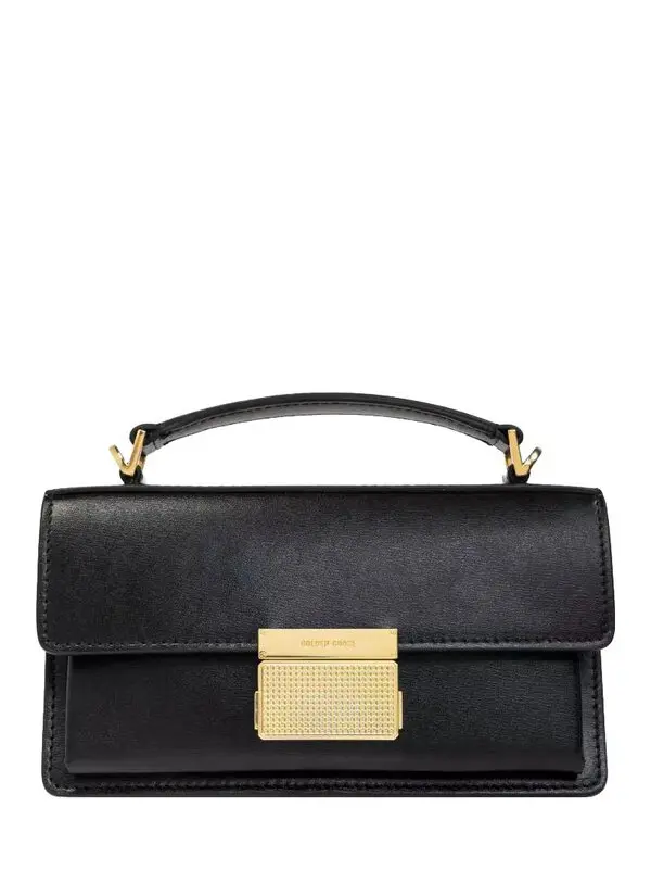 GOLDEN GOOSE Venezia Leather Tote Bag - Black