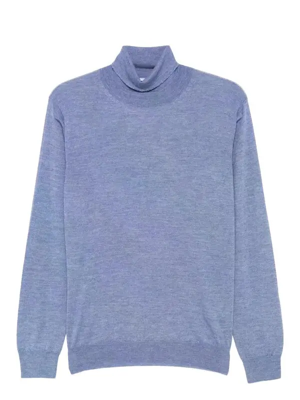CRUCIANI Roll-neck Sweater - Blue