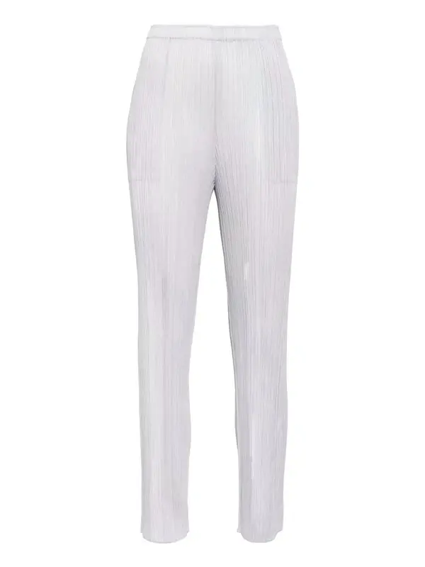 Issey Miyake July Slim-fit Trousers - Grey