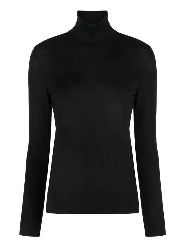 Ralph Lauren Roll-neck Cashmere Jumper - Black