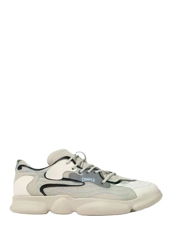 Camper Karst Panelled Leather Sneakers - Grey