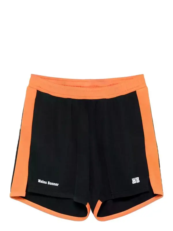 WALES BONNER Home Track Shorts - Black