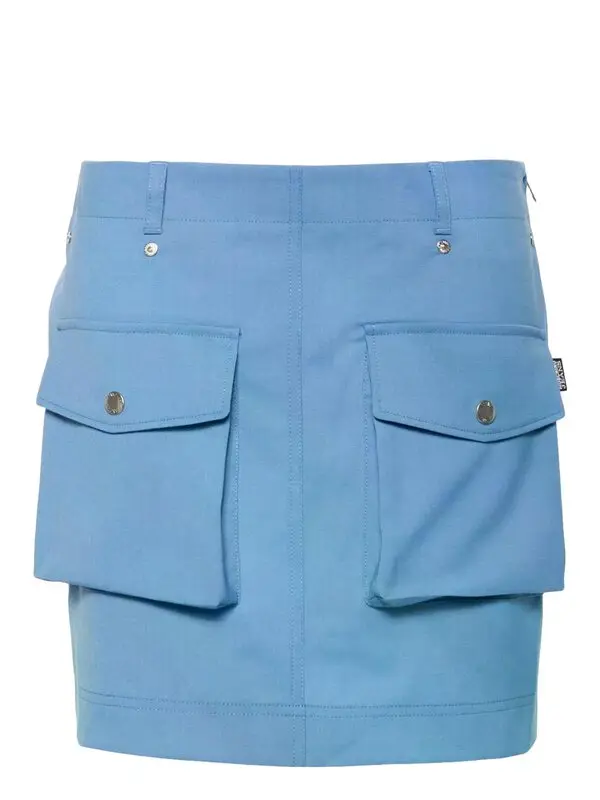Moschino Cargo-pockets Miniskirt - Blue