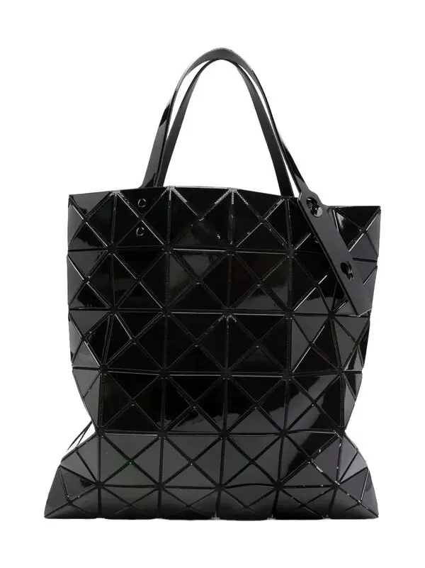 Issey Miyake Lucent Geometric-pattern Shoulder Bag - Black