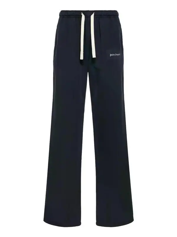 Palm Angels Mid-rise Straight-leg Trousers - Blue