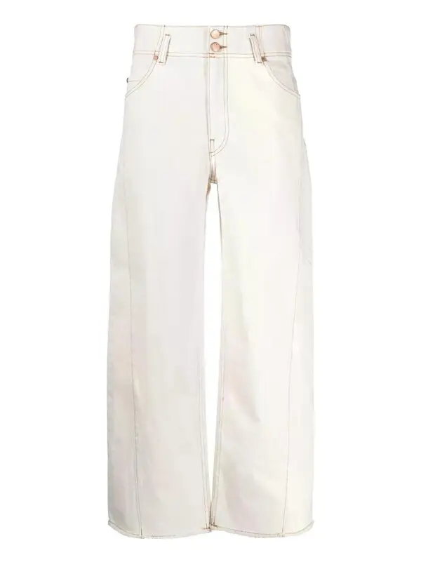 Ulla Johnson The Thea Barrel-leg Jeans - Neutrals