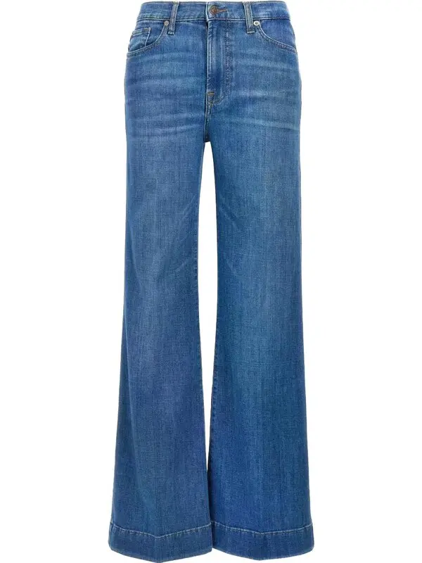 7 For All Mankind Modern Dojo Flared Jeans - Blue