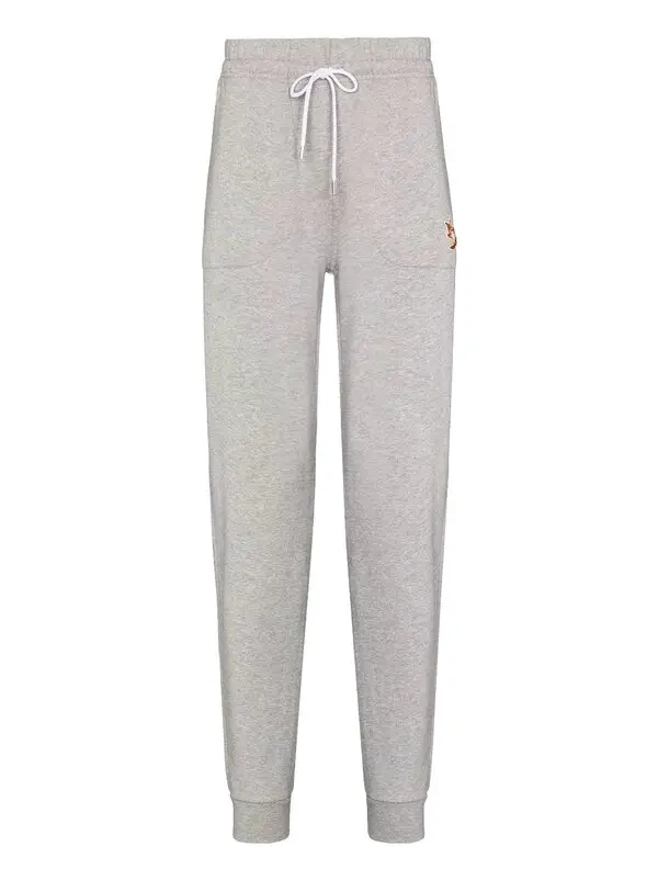 Maison Kitsuné Chillax Fox Tapered Track Pants - Grey