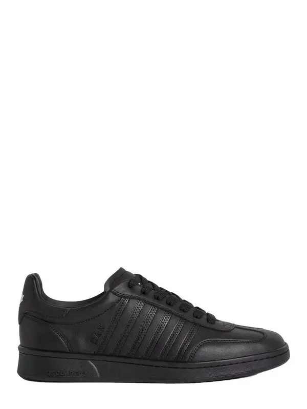 Dsquared2 Boxer Leather Sneakers - Black