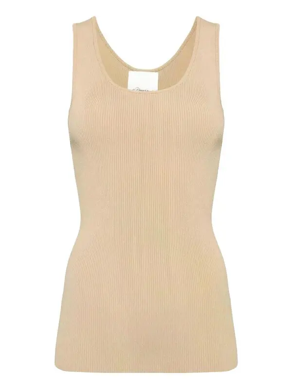 3.1 Phillip Lim Ribbed Tank Top - Neutrals