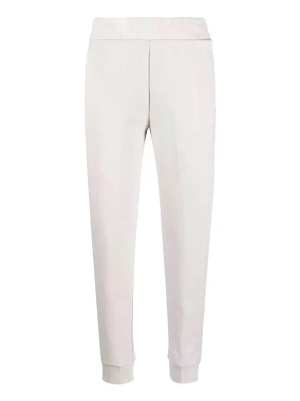 Calvin Klein Elasticated-waistband Cotton-blend Track Pants - Neutrals
