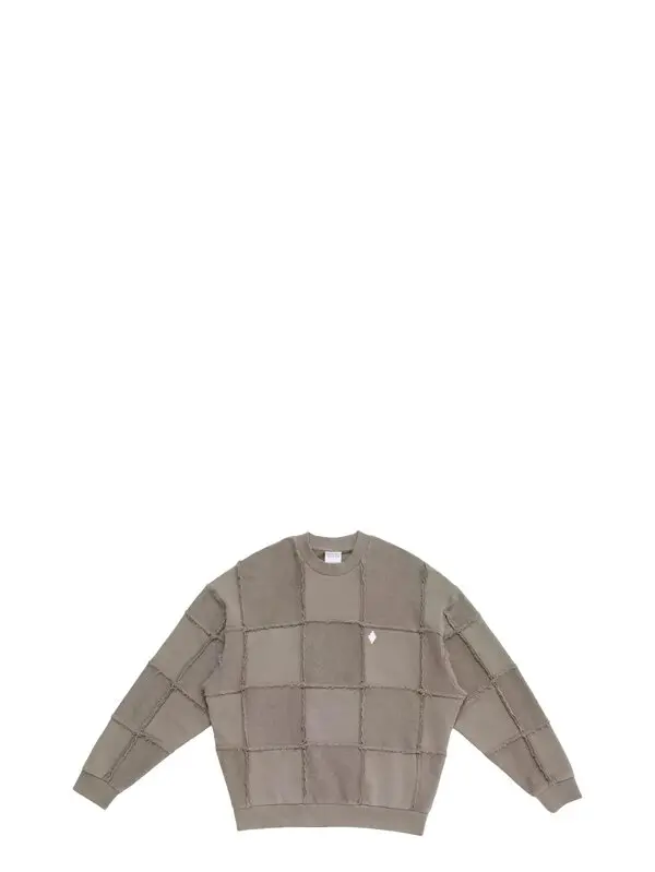 COUNTY OF MILAN Cross Inside Out Sweatshirt - Grey