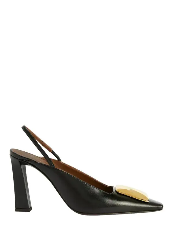 GIUSEPPE ZANOTTI 90mm Brendha Stone Pumps - Black
