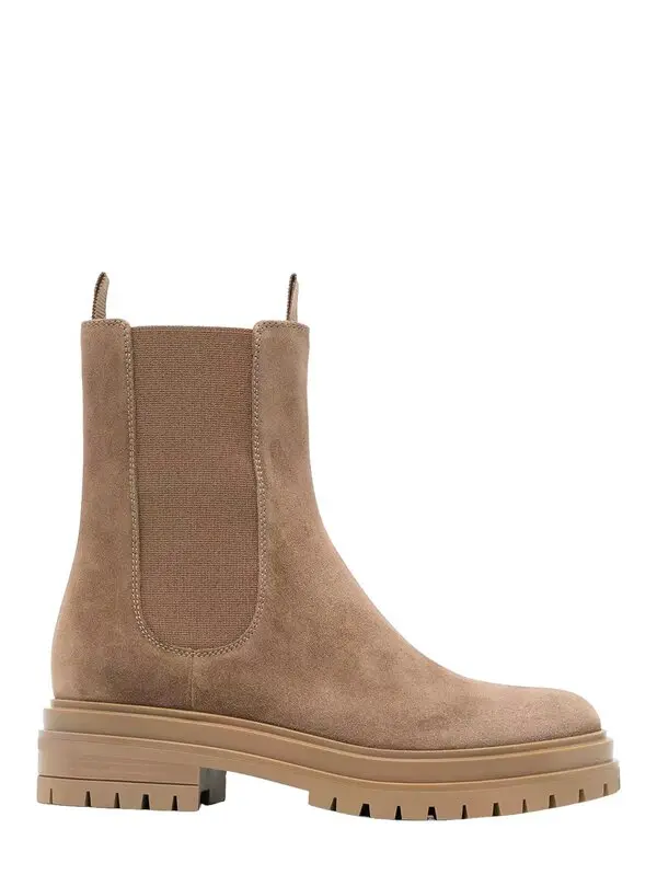 GIANVITO ROSSI Chester Suede Chelsea Boots - Brown