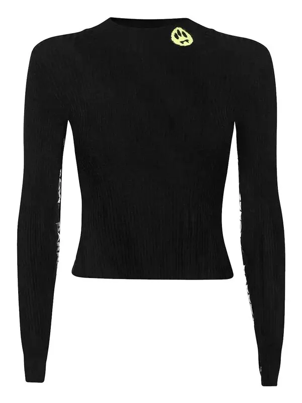 BARROW Logo-print Jumper - Black