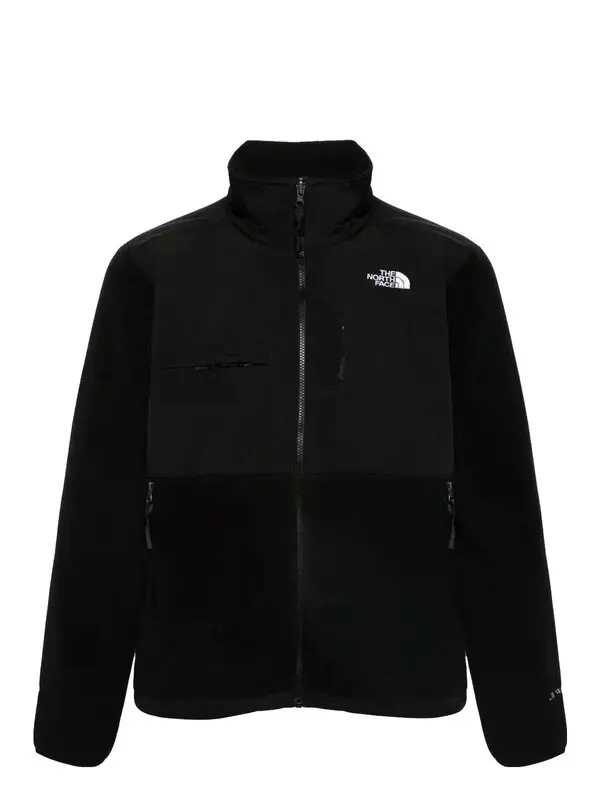 The North Face Logo-print Fleece Jacket - Black