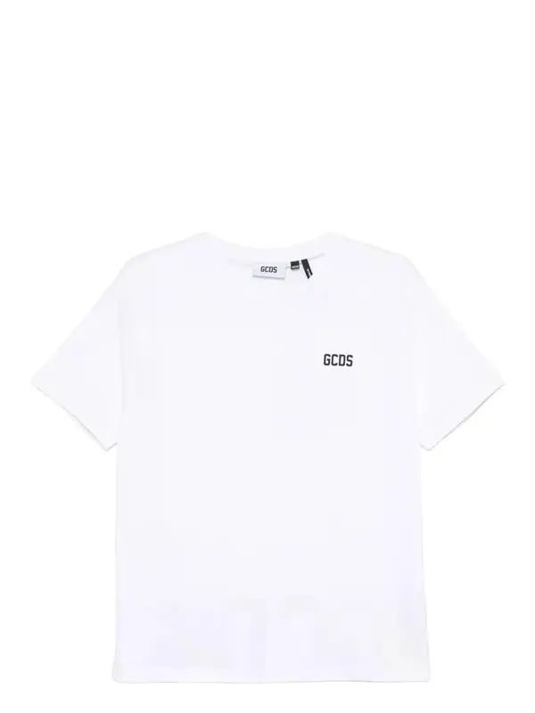 Gcds Low Band Logo T-shirt - White