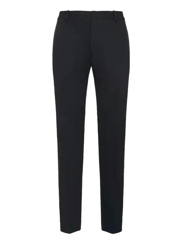Alexander McQueen Tailored Tapered Trousers - Black