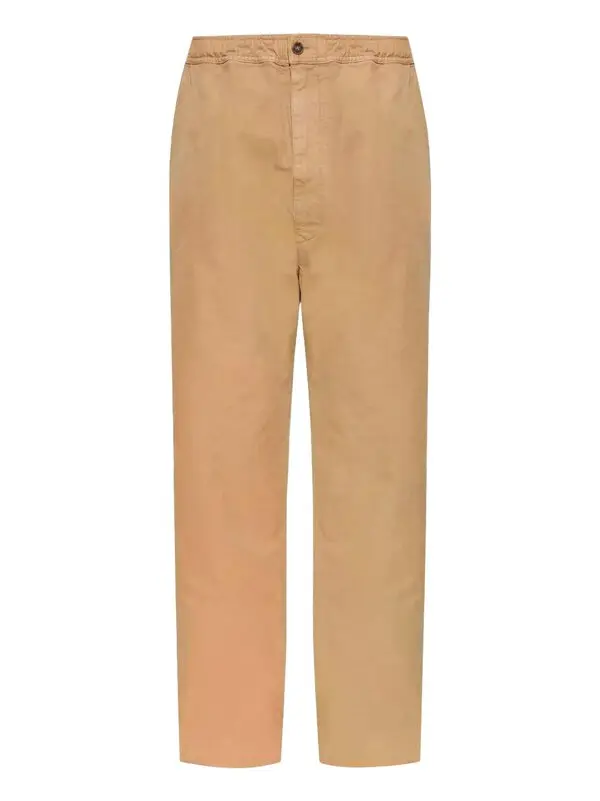 MAISON MARGIELA Elasticated Waist Wide Leg Trousers - Neutrals