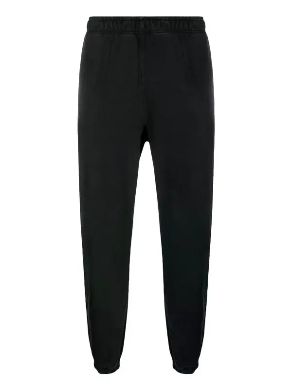 PAURA Logo-embellished Cotton Track Pants - Black