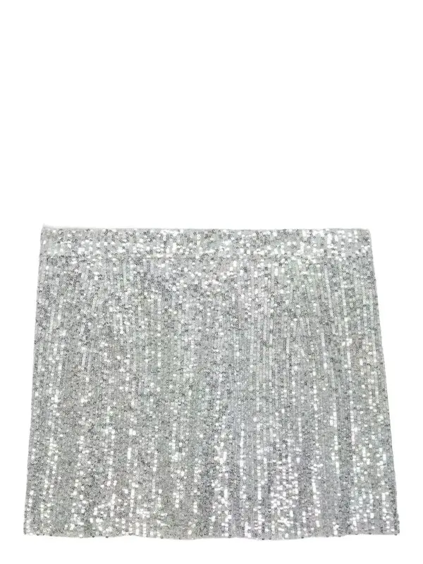Zadig&Voltaire Sequin-embellished Midi Skirt - Silver
