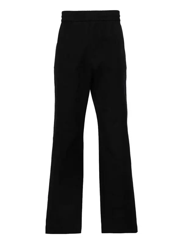 Valentino Garavani Raised-seam Straight-leg Trousers - Blue