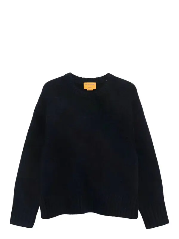 Guest In Residence Cashmere Fisherman's Knit Sweater - Blue