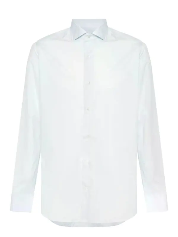 D4.0 Slub-texture Shirt - Blue
