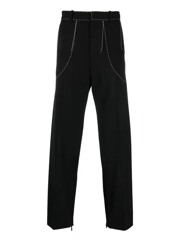 Off-White Stitch Tailored Trousers - Black
