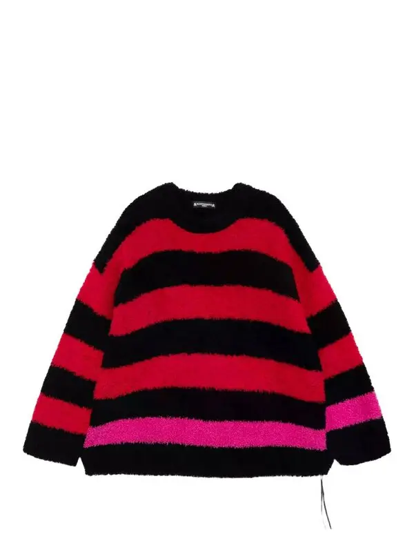 MASTERMIND WORLD Striped Sweater - Black