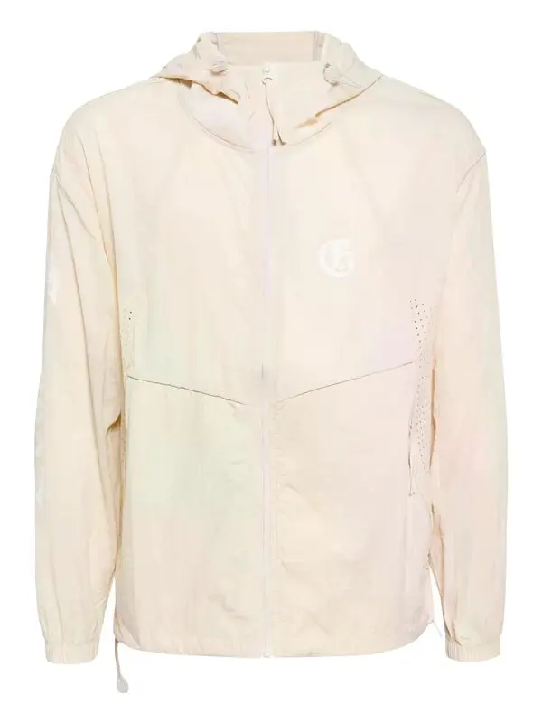 GROUND ZERO Logo-print Lightweight Jacket - Neutrals