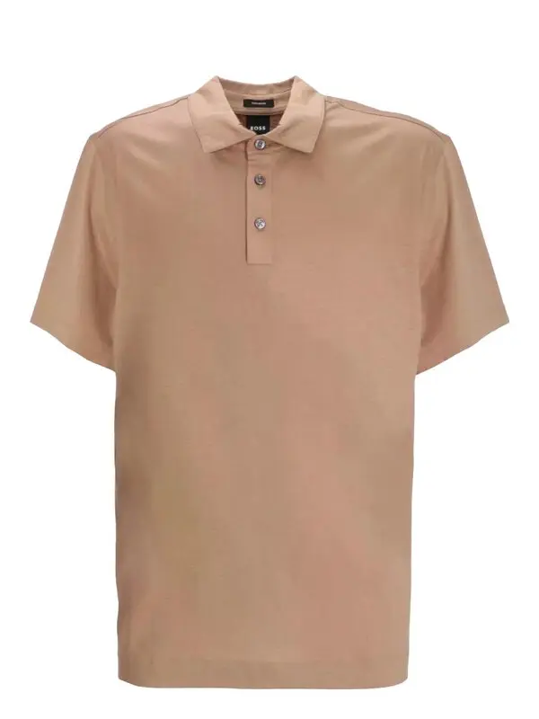 BOSS Cotton Polo Shirt - Brown