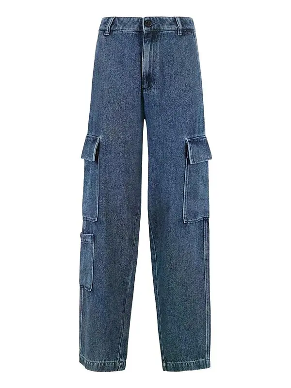 Erika Cavallini Cargo Jeans - Blue