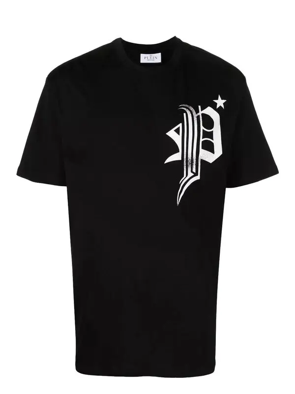 Philipp Plein Skull-print Detail T-shirt - Black