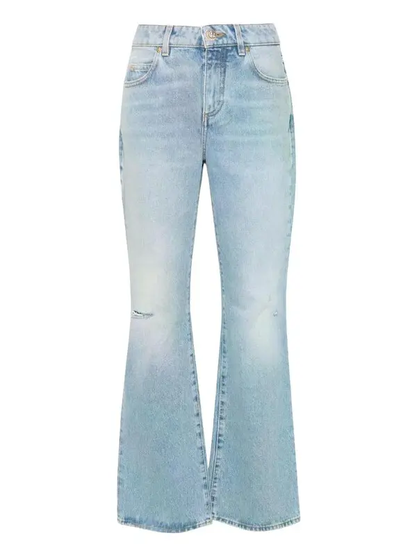 Balmain Mid-rise Flared Jeans - Blue
