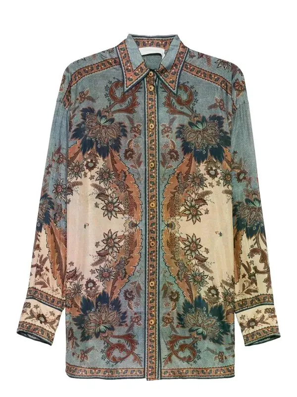 Zimmermann Ascension Shirt - Blue