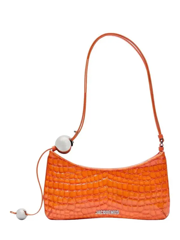 Jacquemus The Bisou Perle Shoulder Bag - Orange