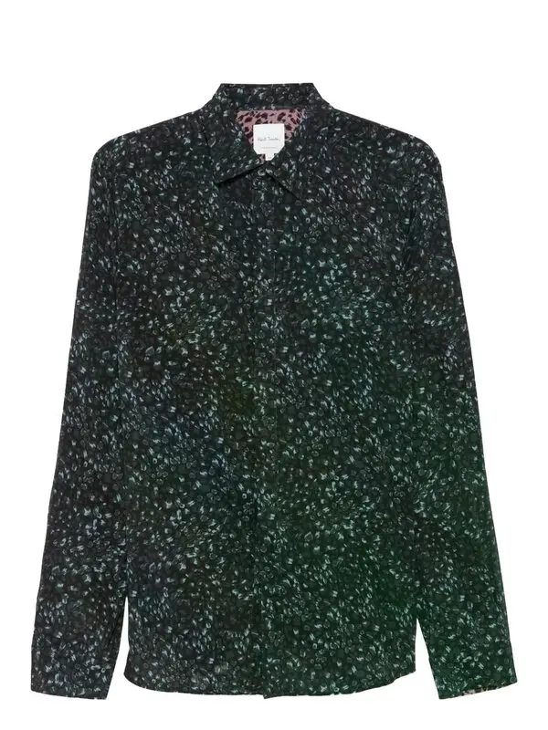 Paul Smith Graphic-print Shirt - Black