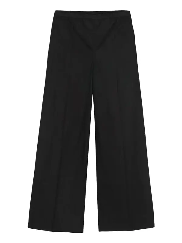 Moncler Elasticated-waist Wide-leg Trousers - Black